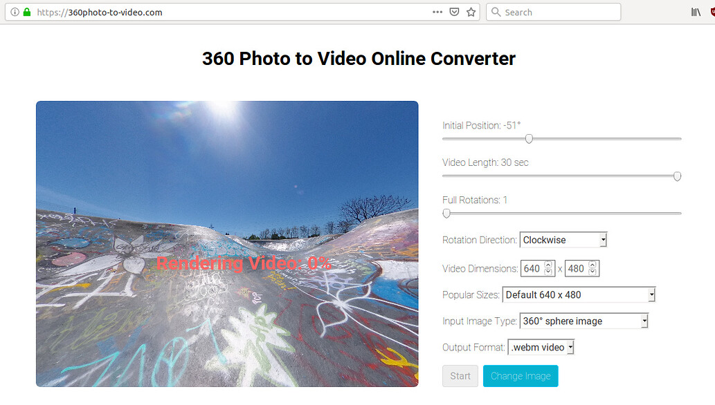 Online tool to convert 360 image into video - 360 Media - Camera 360 ...